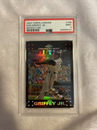 2007 Topps Chrome Refractor #186 Ken Griffey Jr PSA 9 | eBay