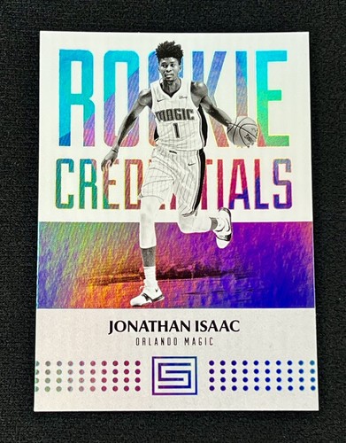 Jonathan Isaac 2017-18 Panini Status Rookie Credentials RC #31 Orlando ...
