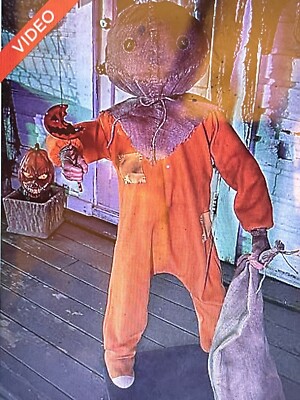 Halloween Prop 4.3 Ft Trick 'r Treat Sam Animatronic Decoration - New ...