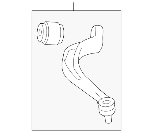 Genuine Audi Rear Lower Control Arm 8R0-407-693-D | eBay