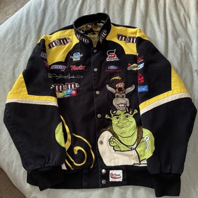Nascar M&M Shrek 3 Promo #38 Chase Authentics Jacket Size L Reversible ...