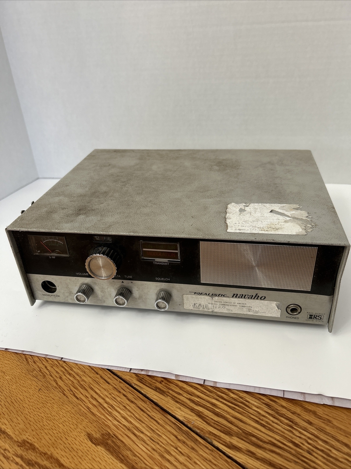 Realistic Navaho TRC-30A CB Base Station Transceiver 21-143 For Parts ...