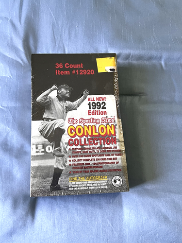 1992 Sporting News Conlon Collection Baseball Box--fACTORY SEALED | eBay