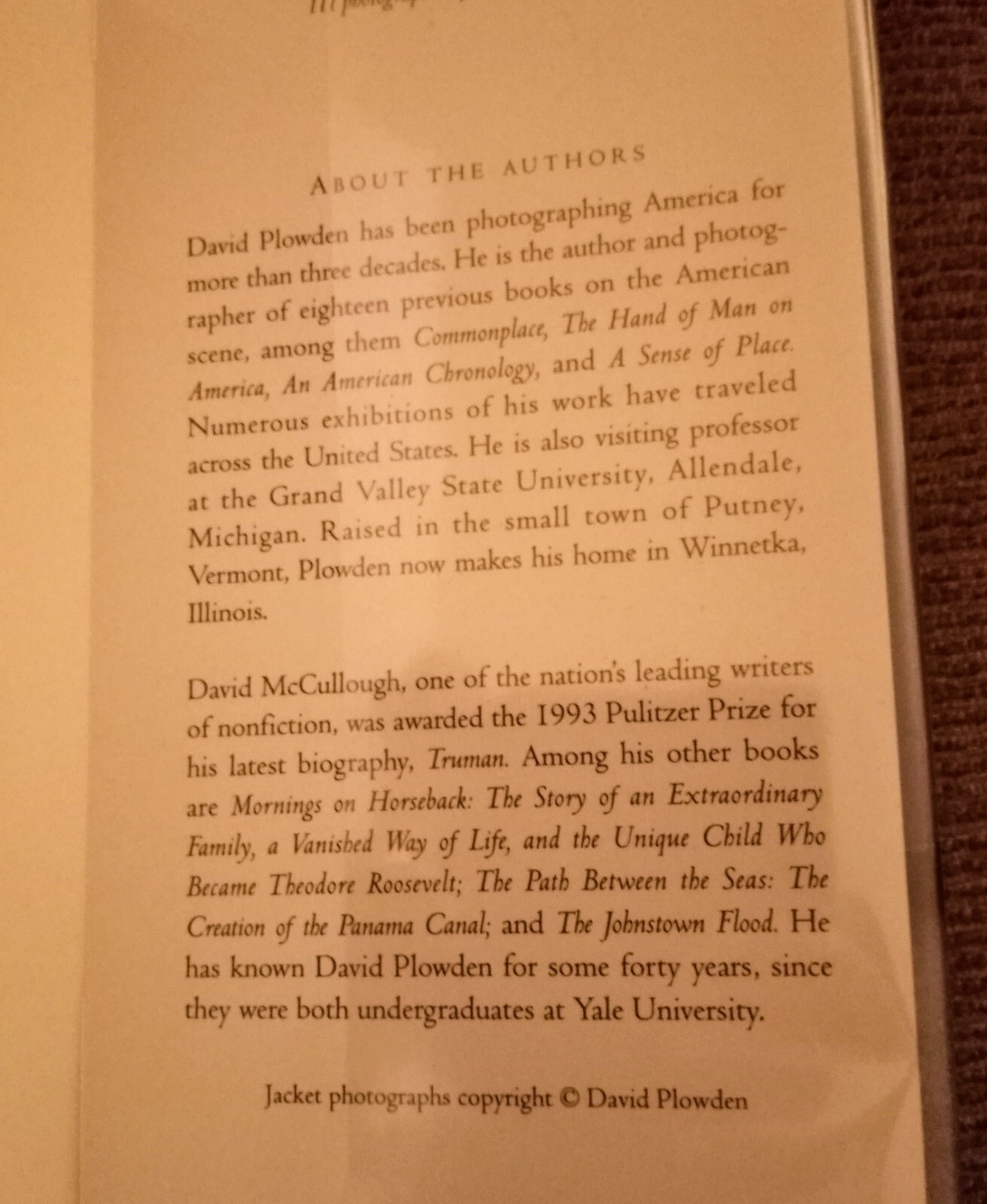 BRAND NEW, 1st Edition Small Town America by David Plowden (1994 ...