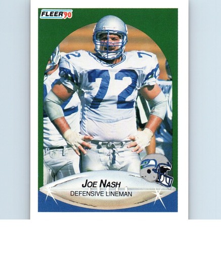 Joe Nash 271 Seahawks 1990 Fleer NFL Football Trading Card | eBay