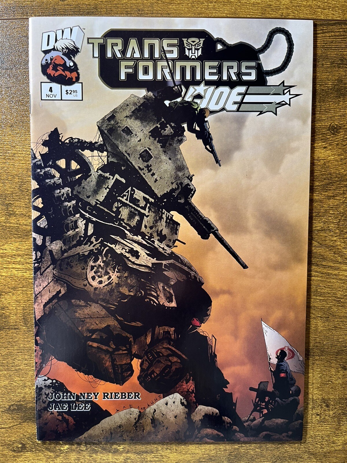 TRANSFORMERS / G I JOE 4 JAE LEE COVER DREAMWAVE PRODUCTION COMICS 2003 ...