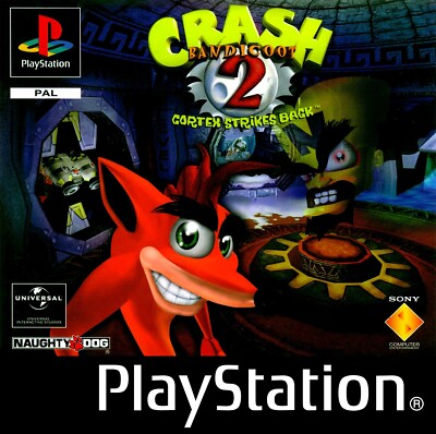 Crash Bandicoot 2 PS1 Front PAL Box Art Case Insert Cover Only | eBay
