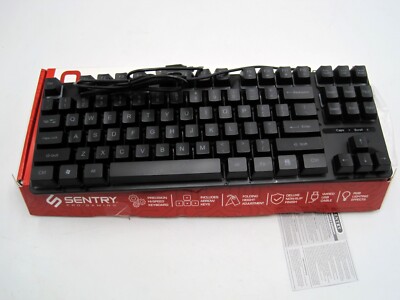 Sentry Pro Gaming RGB Lightup Keyboard HI-SPEED Wired USB Multi Color ...