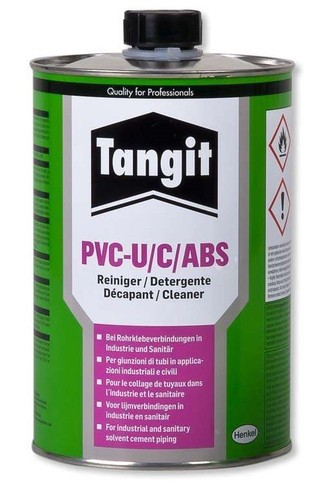 Tangit PVC-U/C/ABS Cleaner 1L Cleaner for Adhesive Connections ...