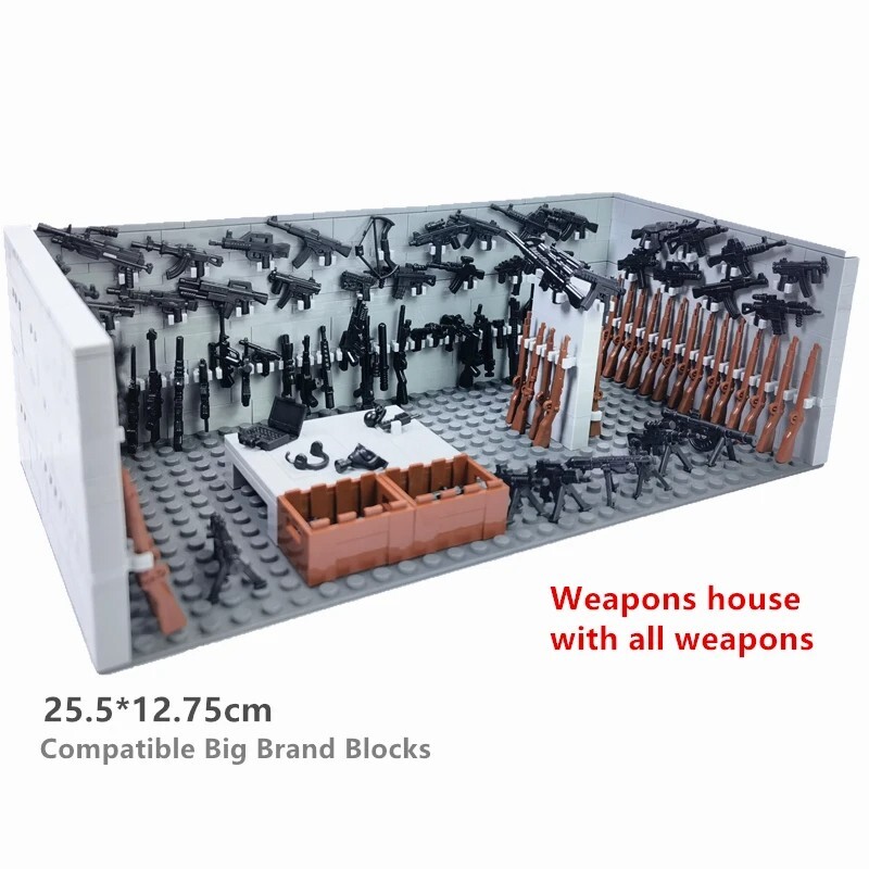 WW2 Building Blocks MOC Wars Weapons Set | eBay
