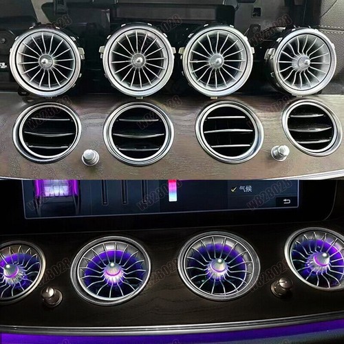 64 Colors Front Rear Air Vent LED Ambient Light For Benz E-Class W213 ...