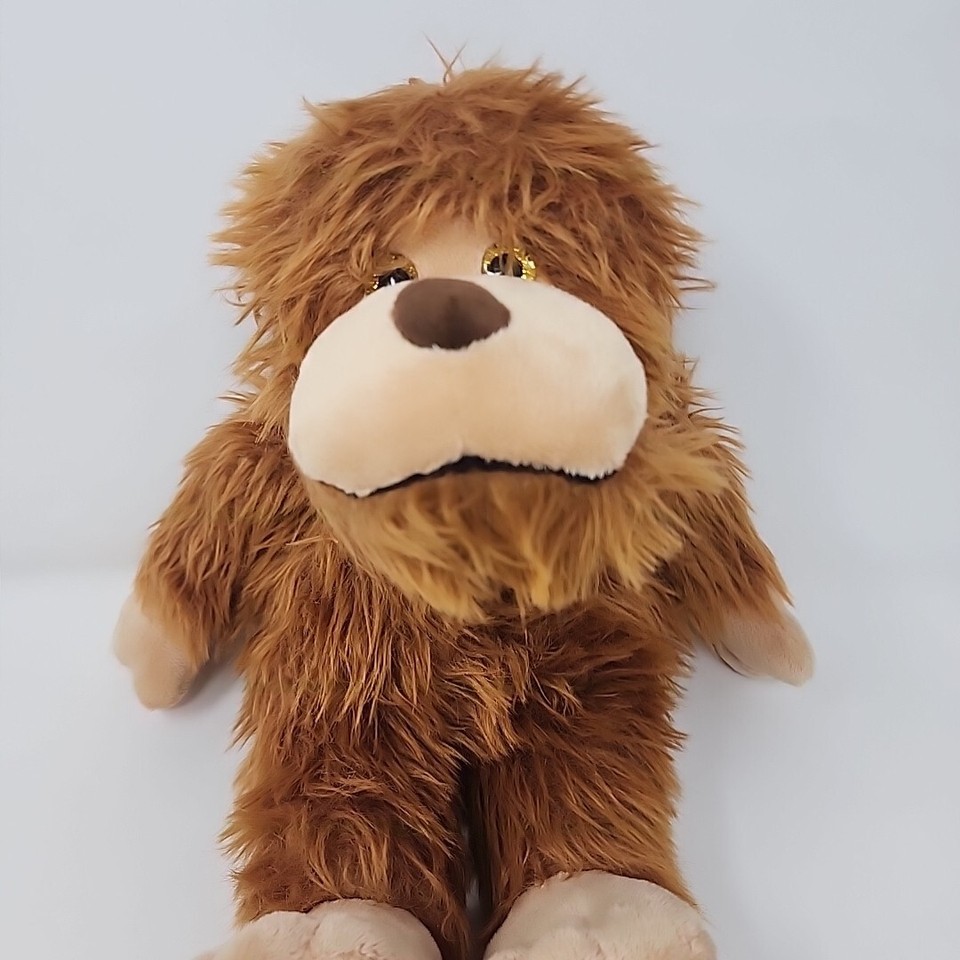 Bigfoot Sasquatch Plush Stuffed Animal Impact Photographics 13” Brown ...