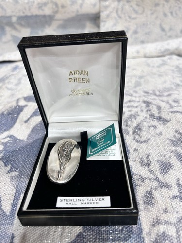 Aidan Breen AJB Sterling Silver Hall Marked Brooch Pin Ireland Gold ...