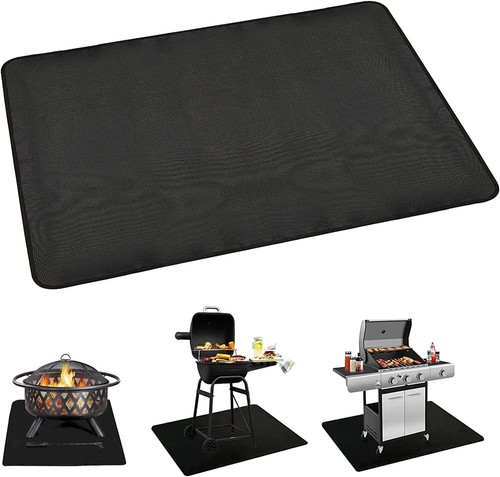 Feuerfester Kamin-Herd-Polster BBQ Rutschfeste Schutzmatte Flammfeste ...