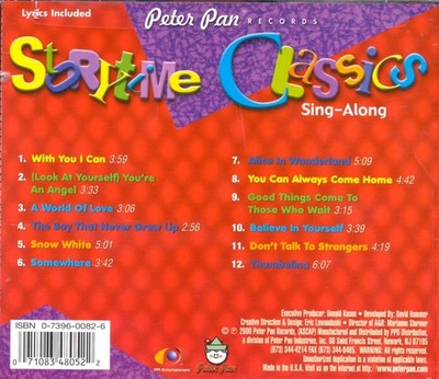 PETER PAN KIDS STORYTIME CLASSICS NEW CD 71083480522| eBay