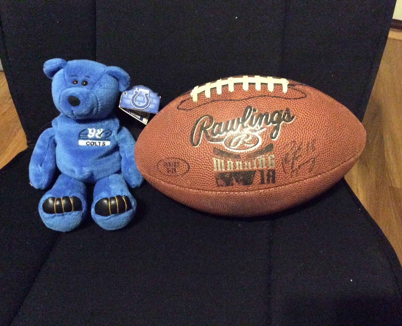 Collectible Peyton Manning #18 Rawlings Football & limited treasures ...