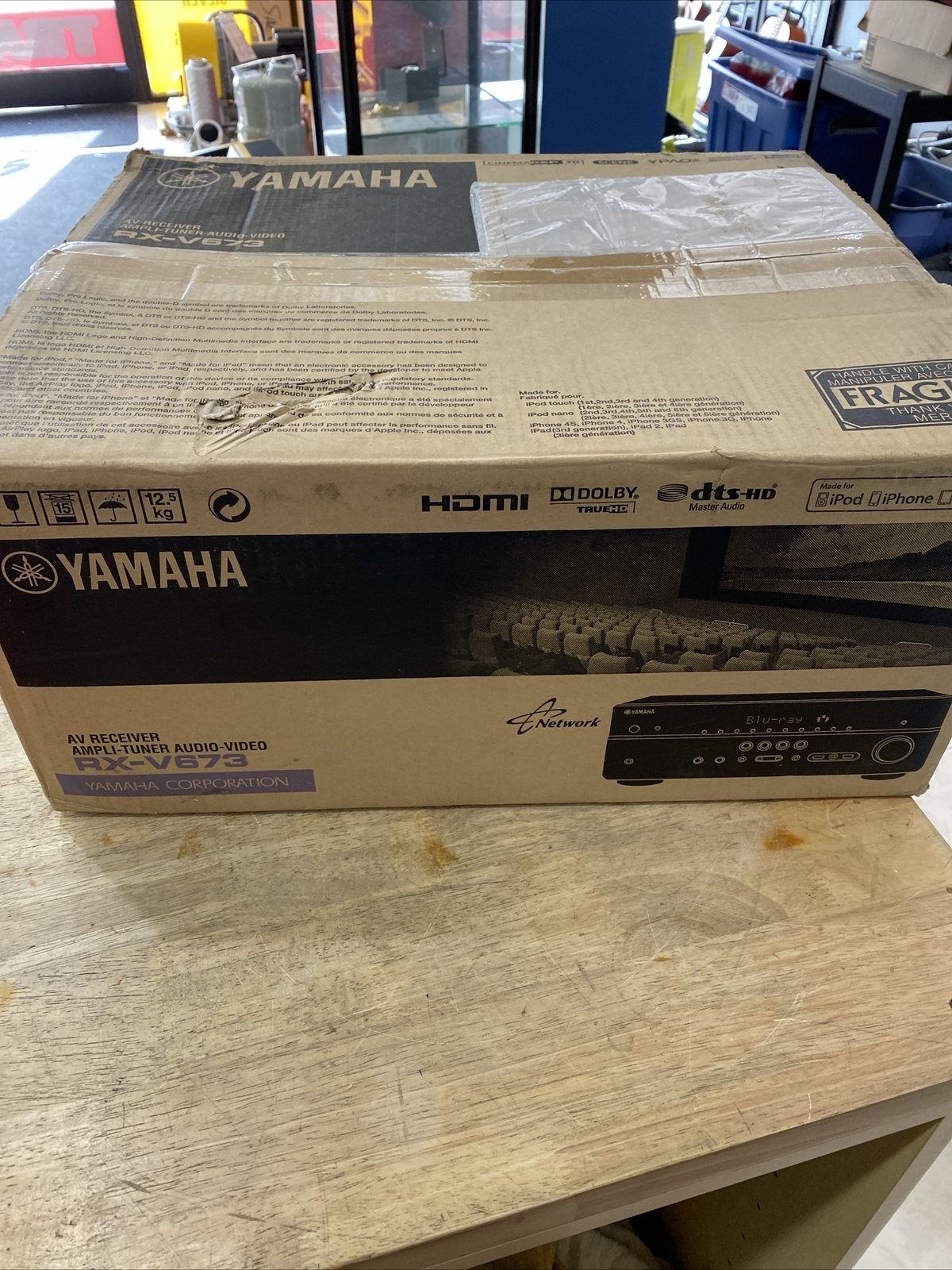 Yamaha RX-V673 7.2 Channel A/V Receiver - Black for sale online | eBay