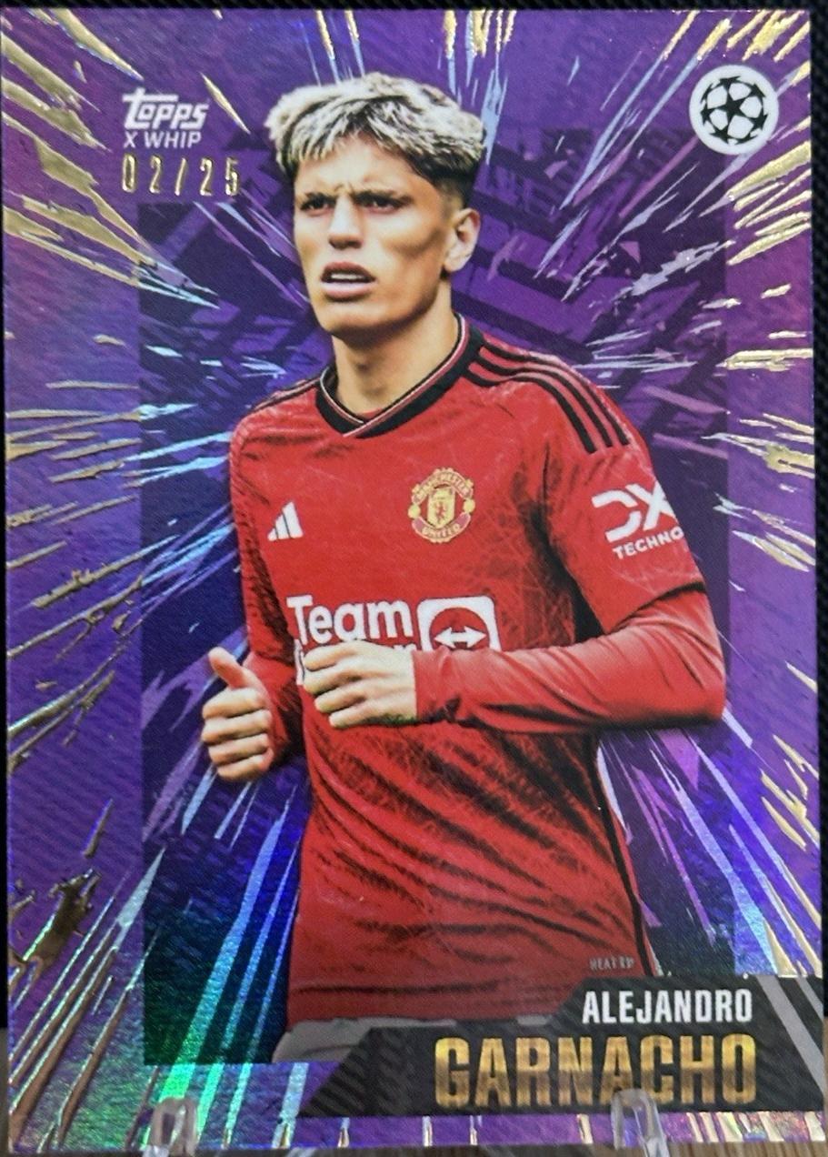 2023-24 Topps X Whip Gold Uefa Club Competitions - Alejandro Garnacho ...