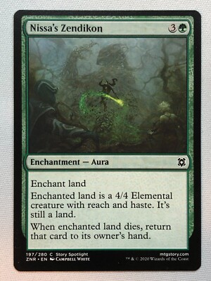 MTG Zendikar Rising Nissa's Zendikon 197 NM/M | eBay