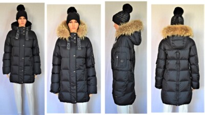 BOGNER DAMEN DAUNENMANTEL MANTEL JACKE FANJA SCHWARZ 899 € Gr 40 42 44 ...