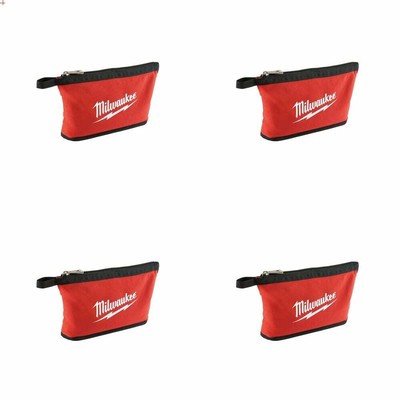 Milwaukee 48-22-8180 Black Zippered Pouch, 4-Pack | eBay