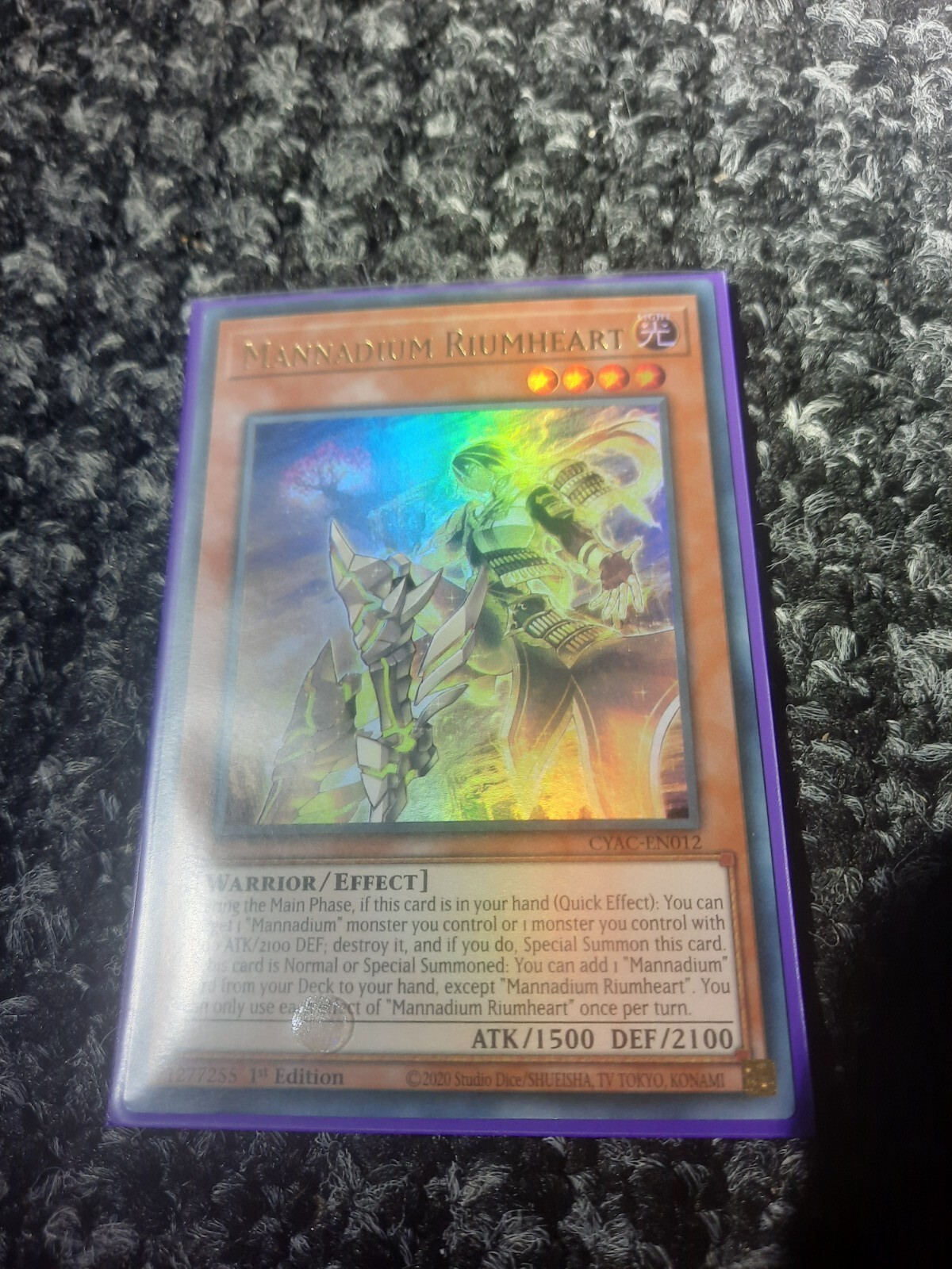 Mannadium Riumheart Cyac-En012 Cyberstorm Access 1st Edition for sale ...