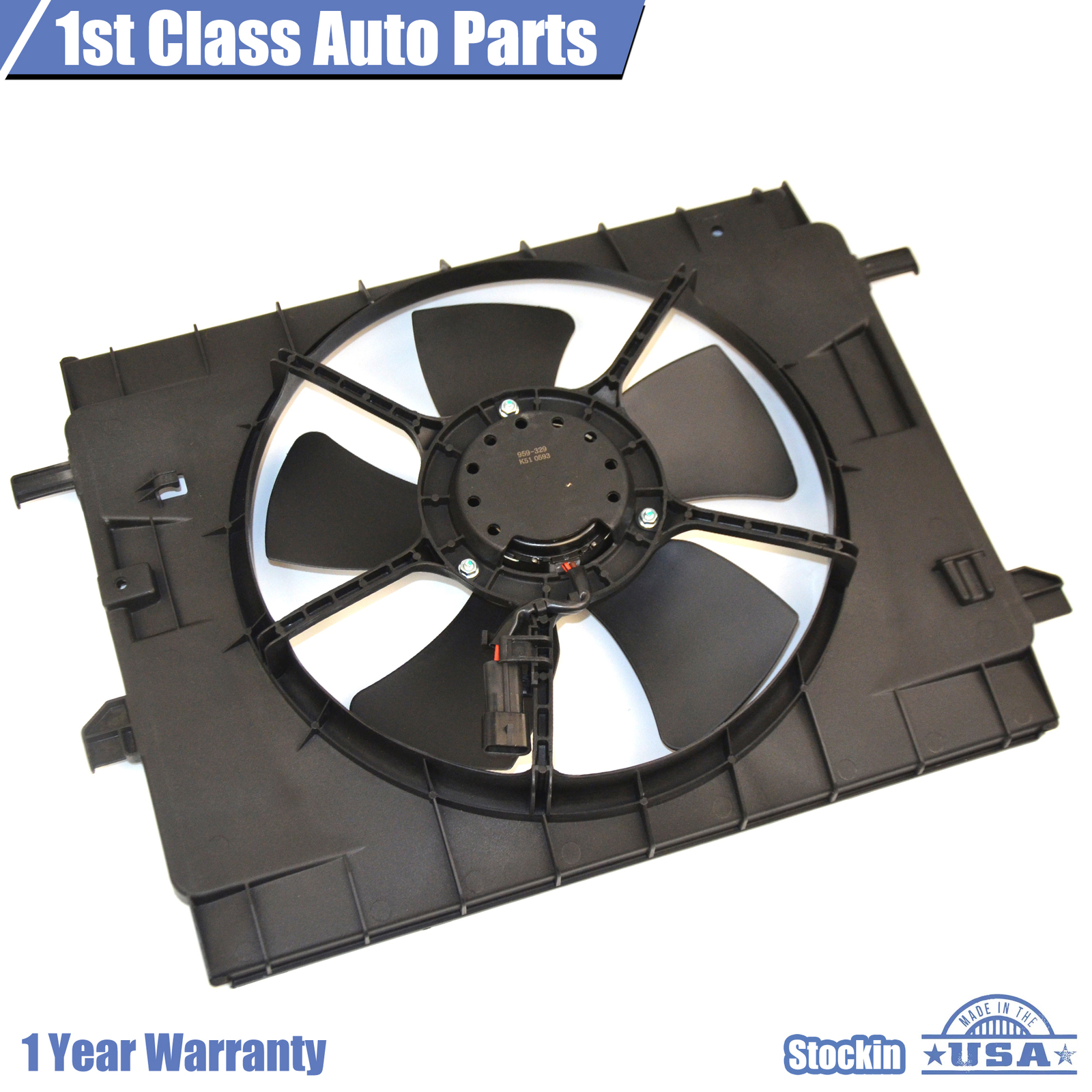 Engine Radiator Cooling Fan Assembly For 2006-2011 Chevrolet HHR ...