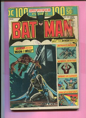BATMAN # 255 - 100 PAGE GIANT -NEW STORY 'MOON OF THE WOLF' WITH NEAL ...