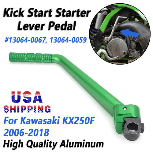 For Kawasaki KX250F 06-18 Kick Start Lever Pedal Starter #13064-0067 ...