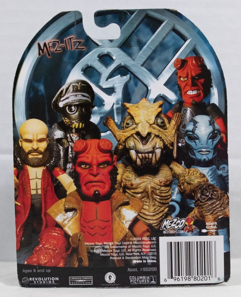 Hellboy Action Figures Abe Sapien & Sammael Mezco MEZ-ITZ 2004 New ...