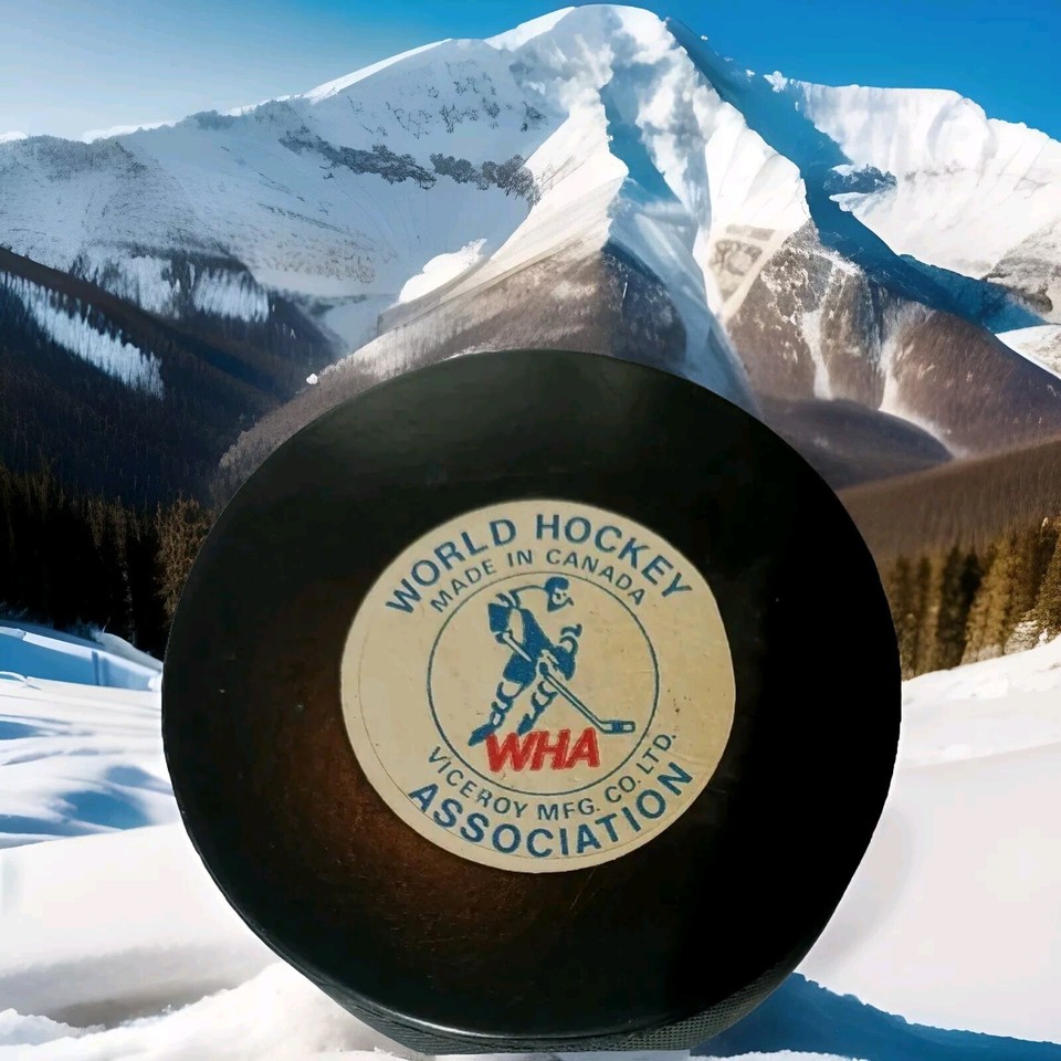 1974-75 TORONTO TOROS VINTAGE WHA OLD VICEROY GAME PUCK MADE IN CANADA ...