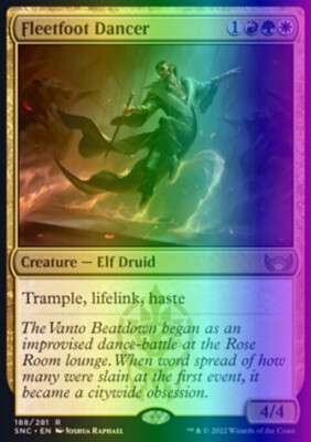 MTG Fleetfoot Dancer (188/484) Streets of New Capenna NM FOIL | eBay