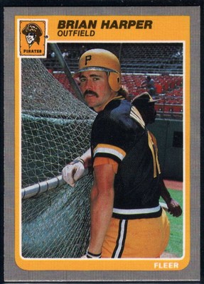 1985 Fleer #466 Brian Harper NM-MT Pirates ID:209376 | eBay