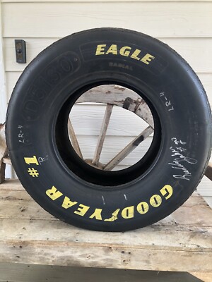 NASCAR Racing Tire Autographed Buddy Baker Rare | eBay