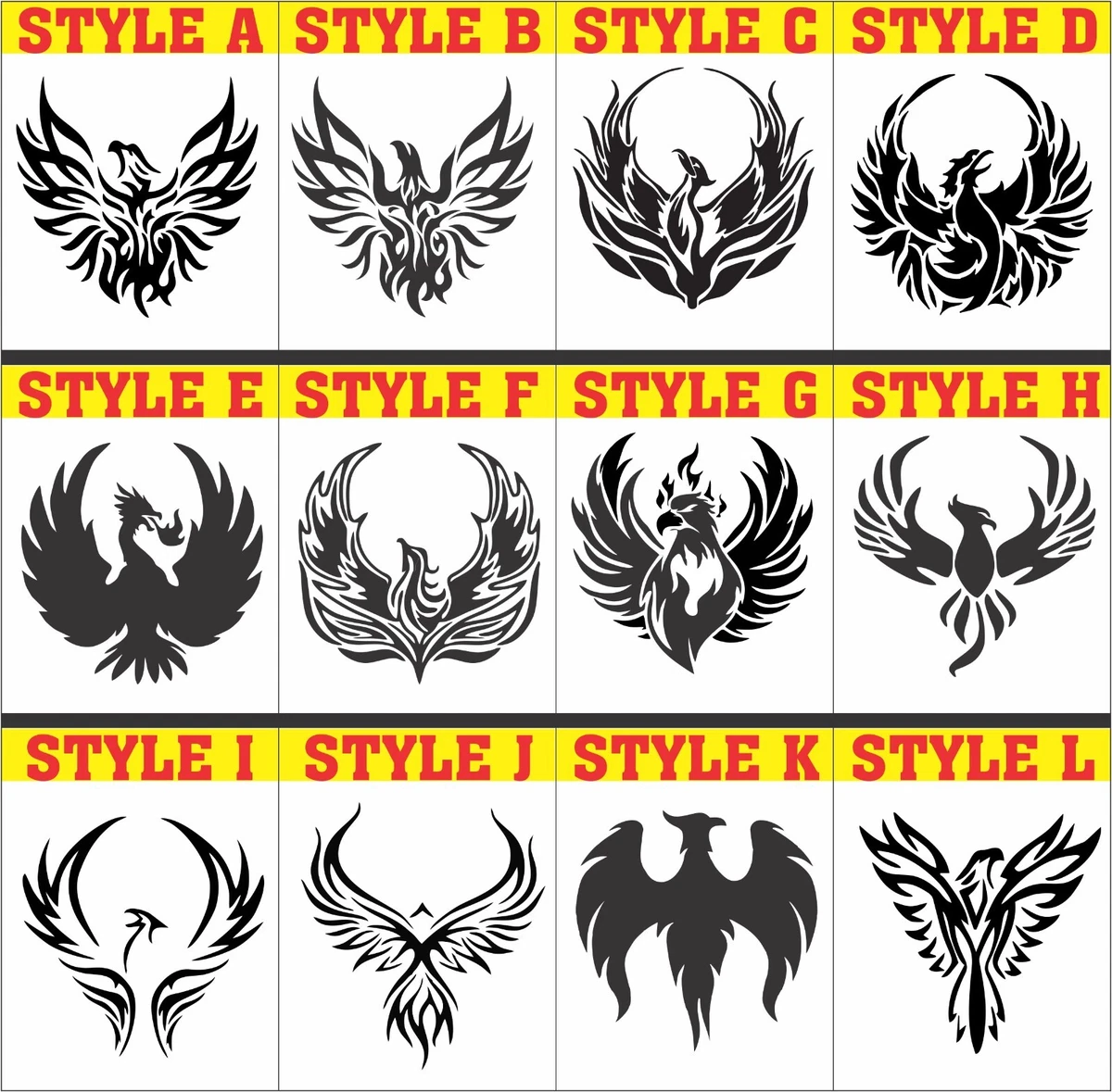 Firebird Animal Tattoo