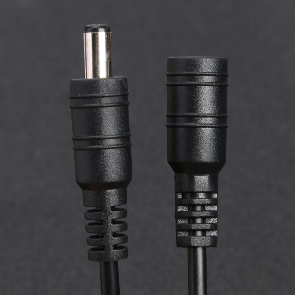 DC 5.5x2.1mm Male Female Extension Cable for CCTV Camera LED Strip (10m ...