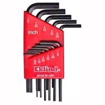 NEW EKLIND 10111 11 PC SHORT SAE ALLEN HEX KEY WRENCH SET USA MADE SALE ...