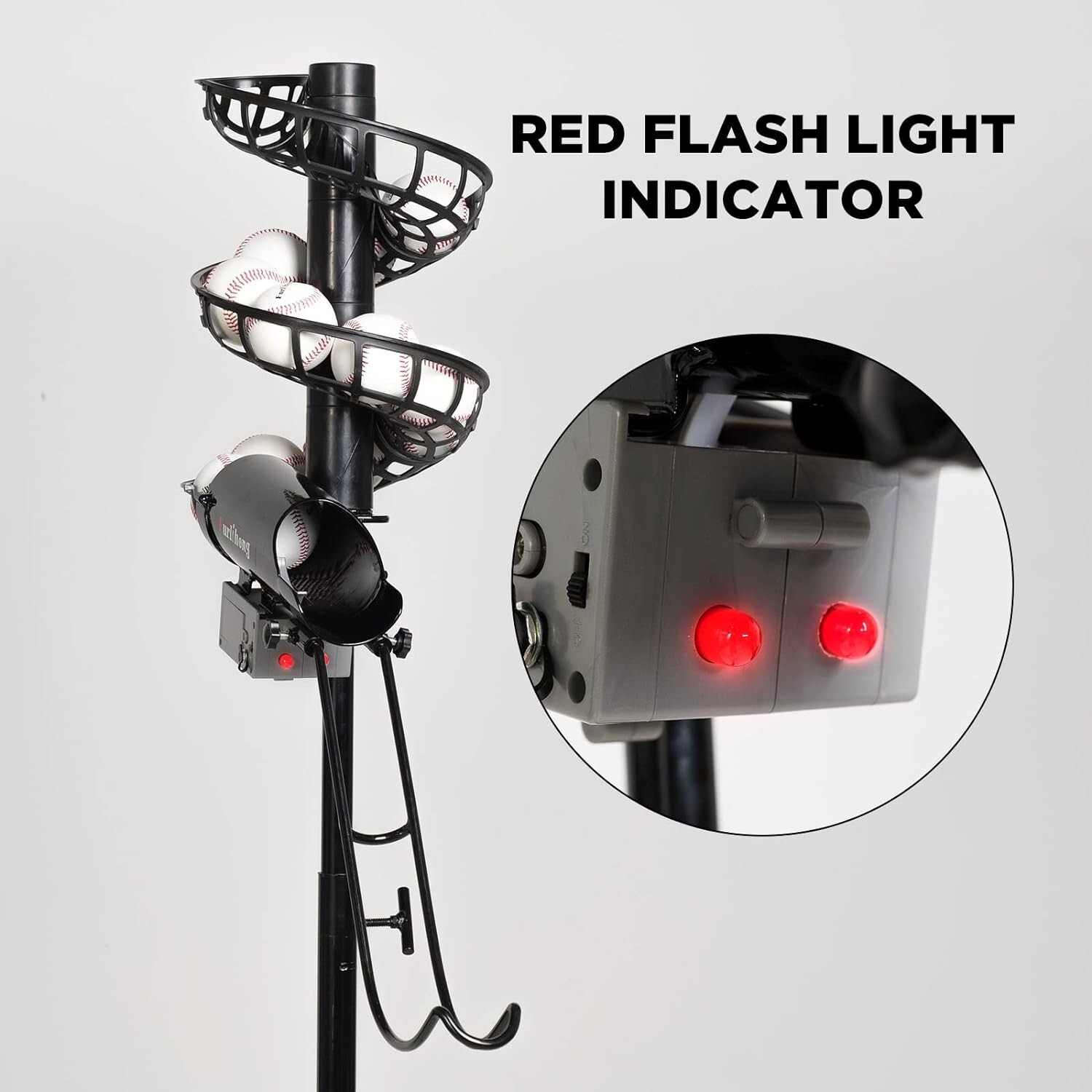 Automatic Baseball Pitching Machine Feeder and Soft Toss Train 777BH B ...