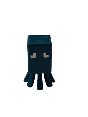 Minecraft Minifigure Mini Figure Series Dark Blue Squid | eBay