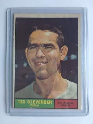 1961 Topps Baseball #291 Tex Clevenger | eBay