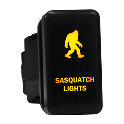SASQUATCH LIGHTS 8B20O Push switch 12V LED amber For Toyota Highlander ...