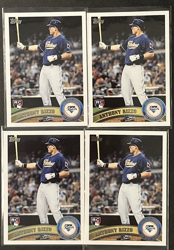 4x 2011 Topps Update RC Anthony Rizzo #US55 Rookie | eBay