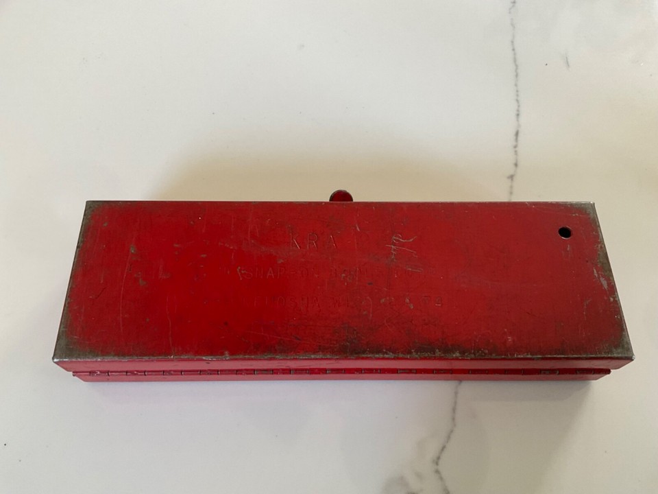 Vintage Snap On Tools vintage socket box | eBay