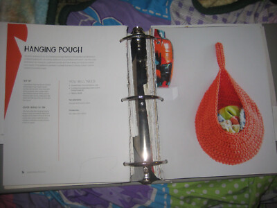 3.5 Inch Binder Of Collected Crochet Patterns Afghans Toys Hats Scarves ...