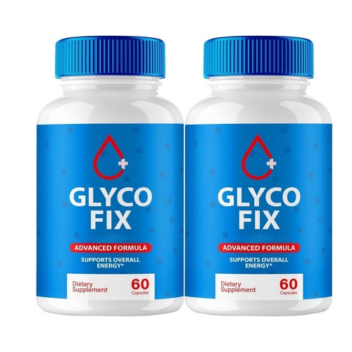 2-Pack Glyco Fix Blood Support to Maintain Blood Levels, Glycofix - 120 ...
