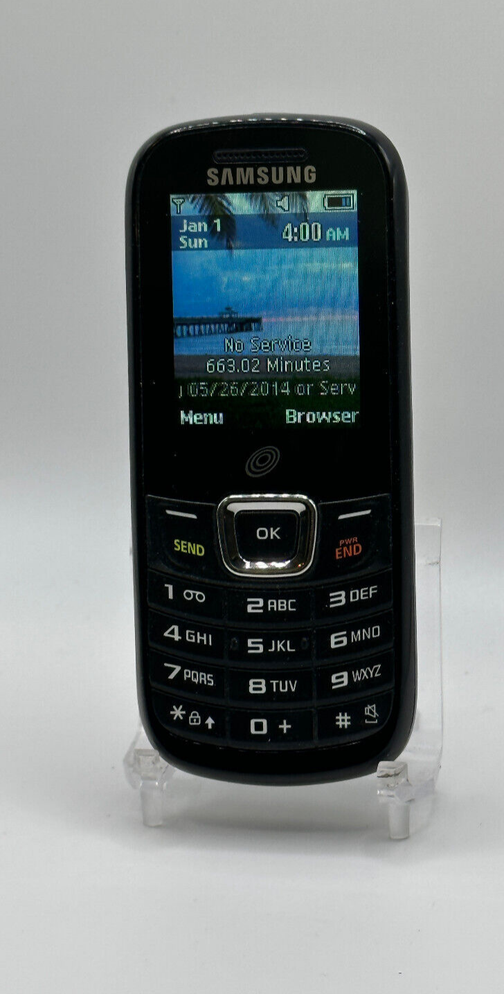 Samsung SGH-S150G - Black CANDY BAR (TracFone) Cellular Phone FREE FAST ...