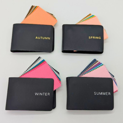 AIS Personal Color Analysis Fabric Swatch Set of 4 Books for 4 Seasons ...