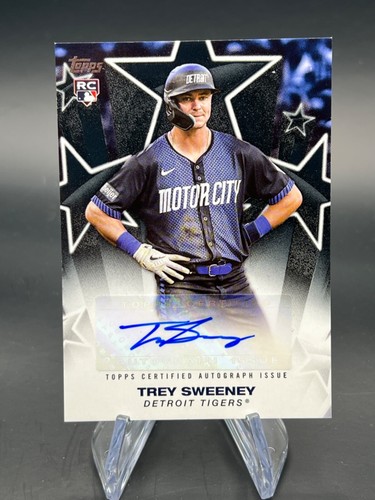 2025 Topps Series 1 Trey Sweeney /10 Rookie Auto #BSA-TRE WC | eBay