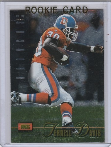 TERRELL DAVIS Limited Images 1995 ROOKIE CARD Denver Broncos RC ...