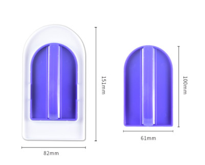 Set of 2 Icing Fondant Edge Top Smoother Paddle Cake Polisher Finisher ...